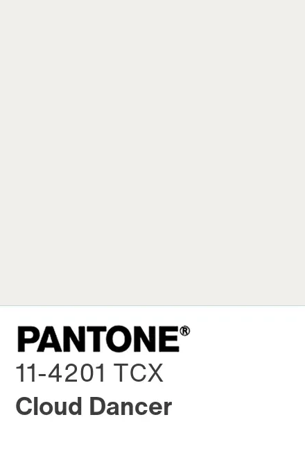 Pantone Cloud Dancer. Poznaj Kolor Roku 2026 i jego znaczenie w ...